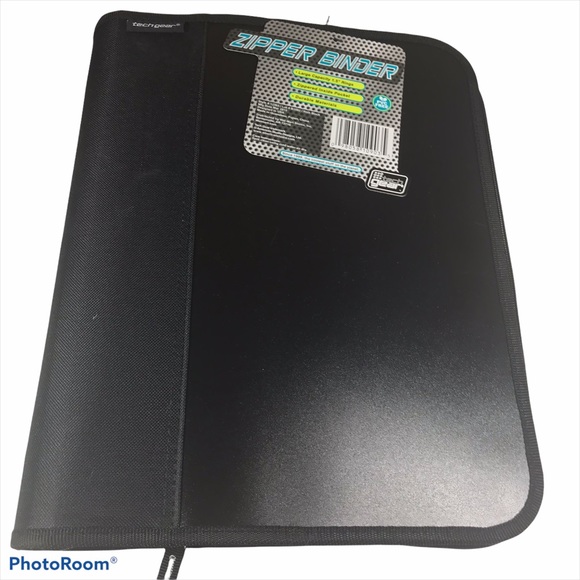 Tech Gear | Office | Tech Gear 3 Ring 5 Zipper Binder Blackblack | Poshmark